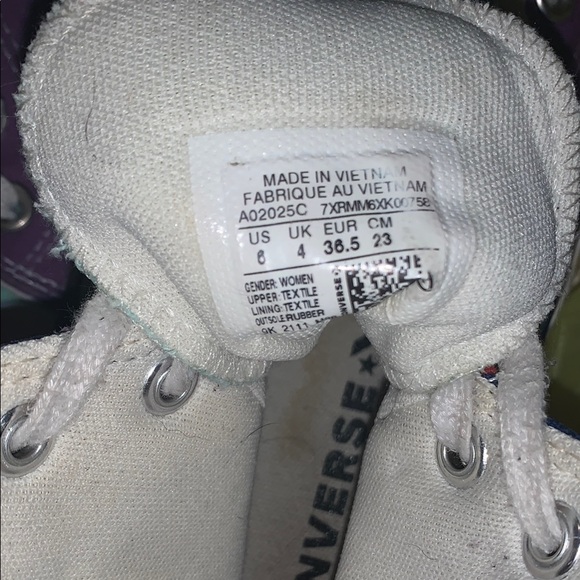 Converse | Shoes | Converse Womens Size 6 Colorful With Chunky Bottom ...